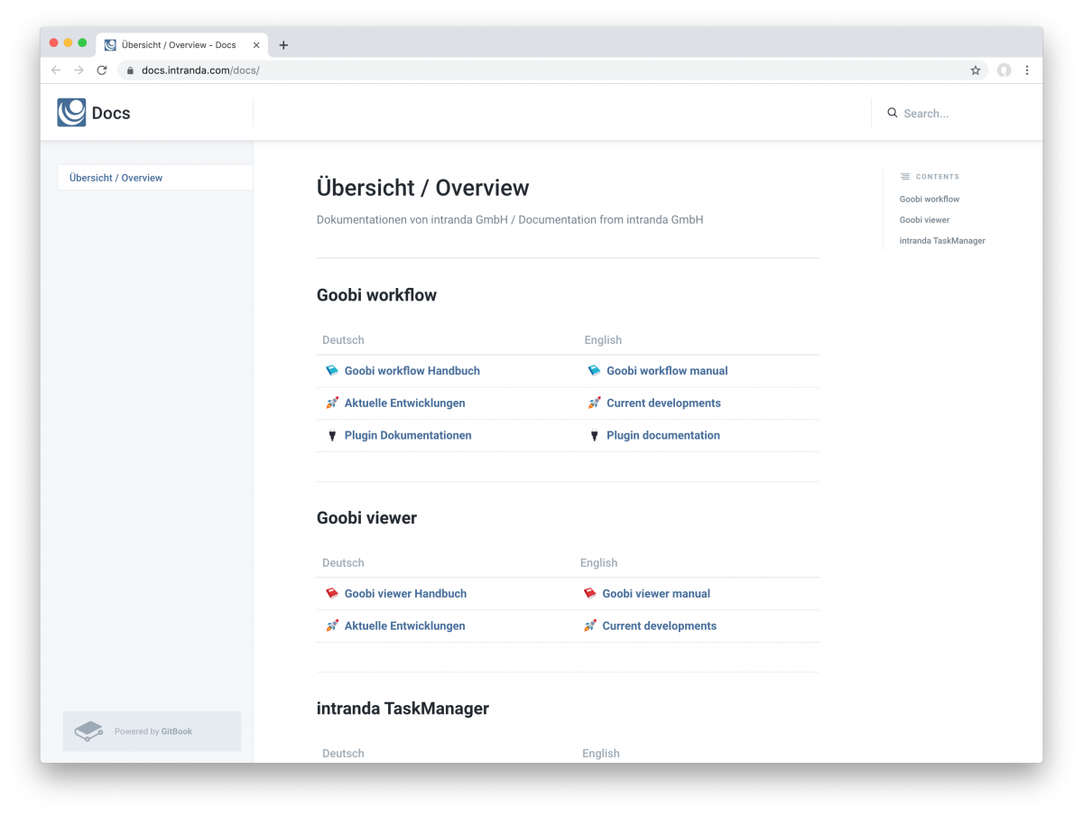 Goobi Community – Collaboration plattform for the Goobi community