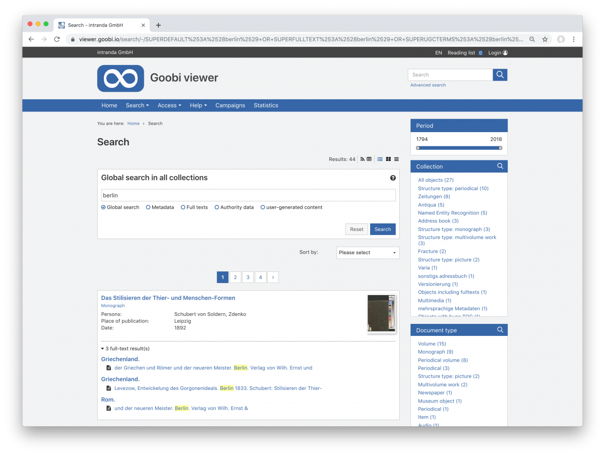 Goobi viewer – Goobi Community